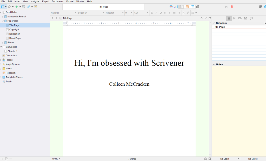 5 features in Scrivener that will make your writerly life easier ...